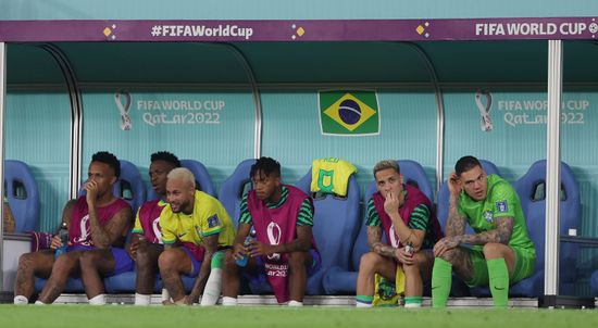 Neymar 3r Brazil Reacts On Bench Editorial Stock Photo - Stock Image ...
