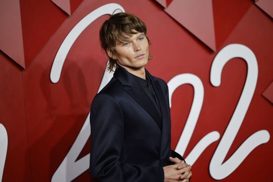 Australian Model Jordan Barrett Arrives Fashion Editorial Stock Photo ...