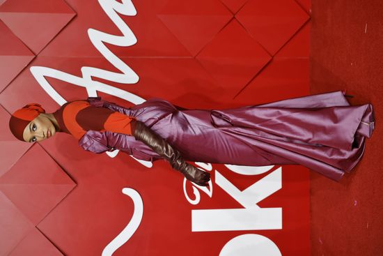 British Model Ikram Abdi Omar Arrives Editorial Stock Photo - Stock ...