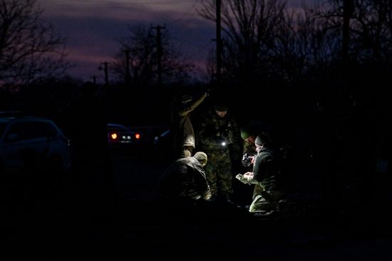 Servicemen Law Enforcers Equipped Torches Examine Editorial Stock Photo ...