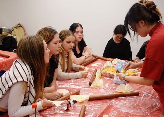Students Learn Make Dumplings During Confucius Editorial Stock Photo ...