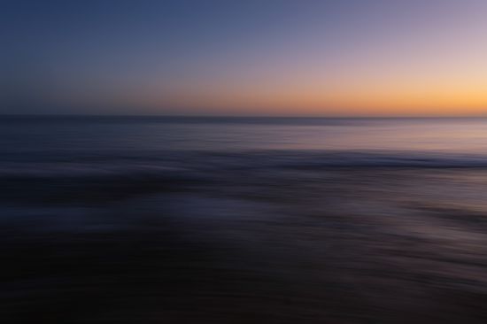 Seascape Long Exposure Intentional Camera Movement Editorial Stock ...