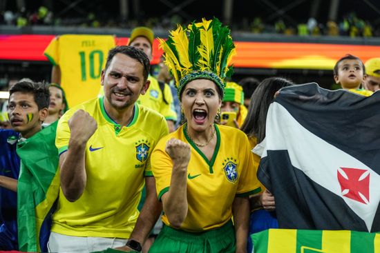 Fans Team Brazil Before Fifa World Editorial Stock Photo - Stock Image ...