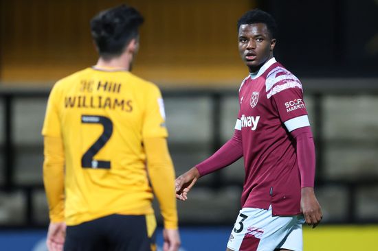 Levi Laing West Ham United Editorial Stock Photo - Stock Image ...