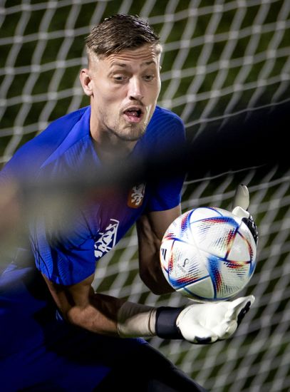 Holland Goalkeeper Andries Noppert During Training Editorial Stock ...