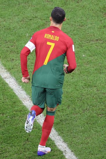 Cristiano Ronaldo Enters Pitch During Fifa Editorial Stock Photo ...