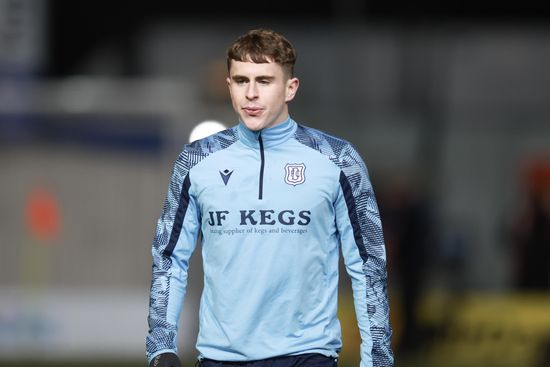 Finlay Robertson Dundee During Warm Before Editorial Stock Photo ...