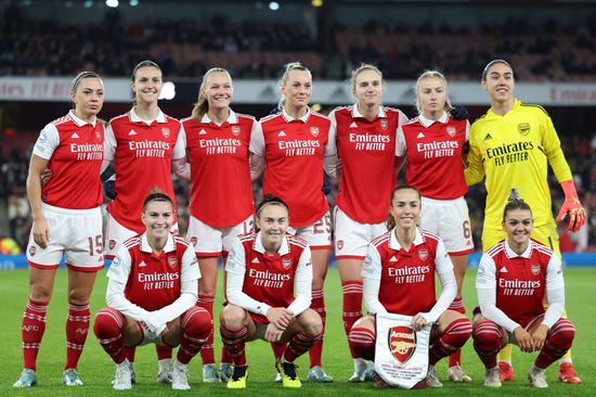 Arsenal Women Players Pose Team Photo Editorial Stock Photo - Stock ...