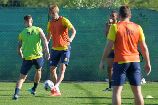 Unions Koki Machida Pictured During Training Editorial Stock Photo ...