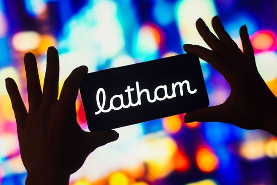 This Photo Illustration Latham Group Logo Editorial Stock Photo - Stock ...