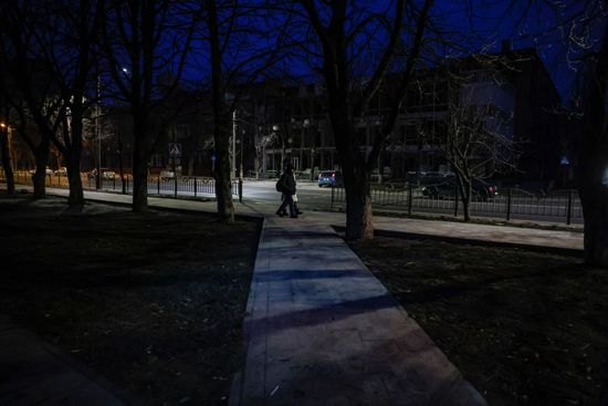 Local Residents Walk On Main Street Editorial Stock Photo - Stock Image ...