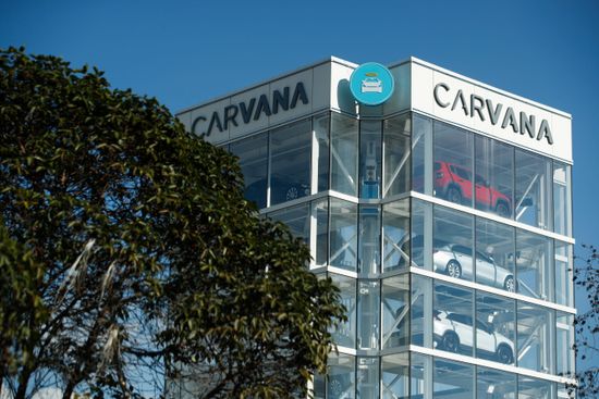 Carvana Dealership Stands Wilmington California Usa Editorial Stock ...