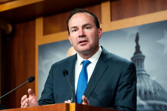 Us Senator Mike Lee Rut Speaking Editorial Stock Photo - Stock Image ...