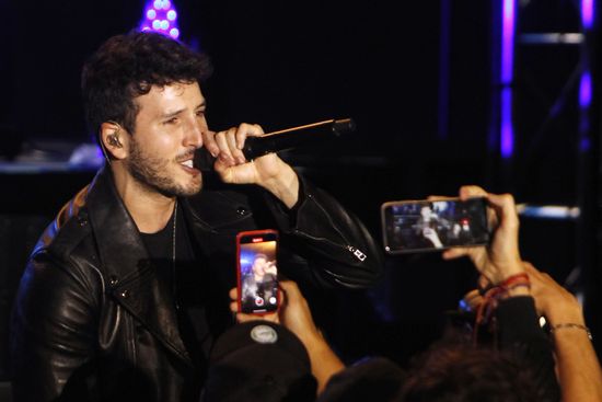 Colombian Singer Sebastian Yatra Performs During Editorial Stock Photo ...