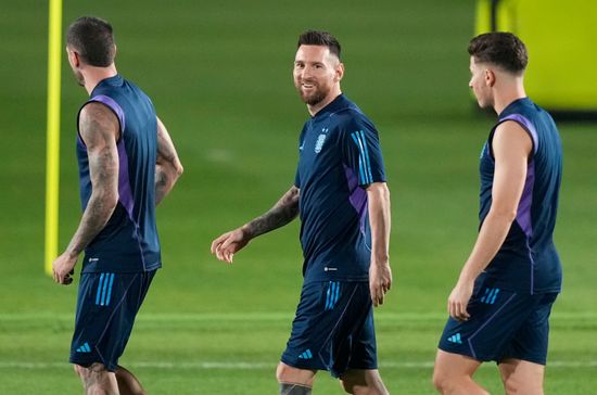 Smiling Lionel Messi During Trying Session Editorial Stock Photo ...