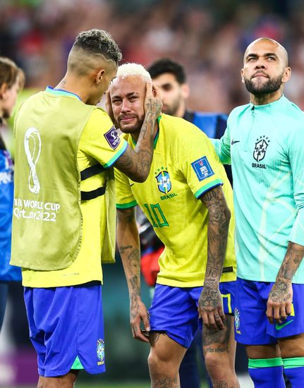 Neymar Brazil Looks Visibly Upset Crying Editorial Stock Photo - Stock ...