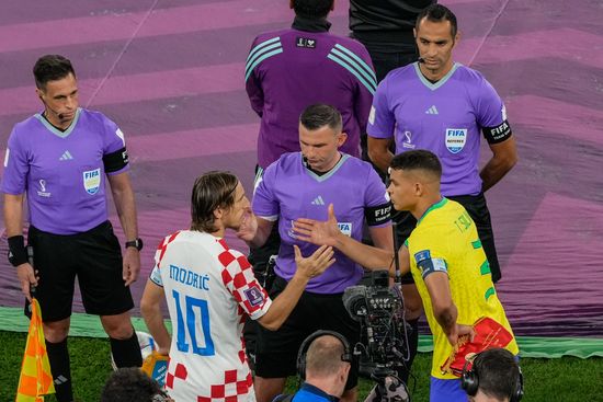 Thiago Silva Brazil Luka Modric Croatia Editorial Stock Photo - Stock ...