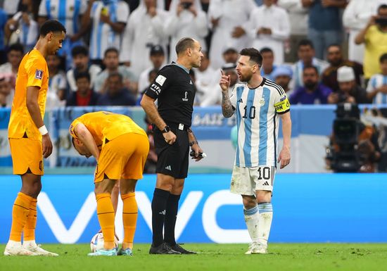 Lionel Messi Argentina Shown Yellow Card Editorial Stock Photo - Stock ...