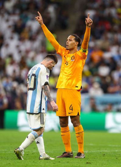 Virgil Van Dijk Netherlands Lionel Messi Editorial Stock Photo - Stock ...