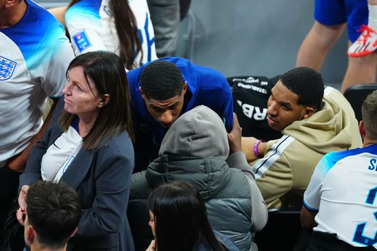 Marcus Rashford England His Mum Fulltime Editorial Stock Photo - Stock ...