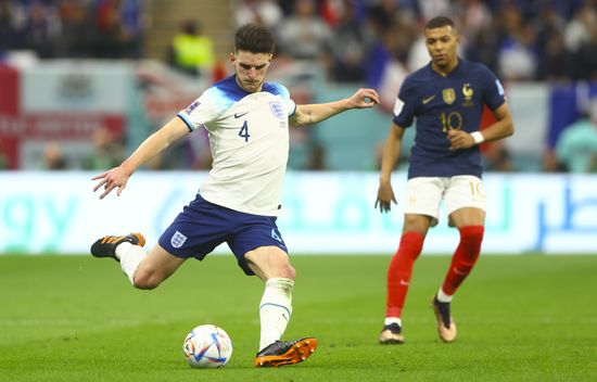 Declan Rice England Kylian Mbappe France Editorial Stock Photo - Stock ...