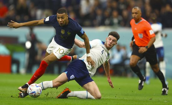 Kylian Mbappe France Goes Past Declan Editorial Stock Photo - Stock ...