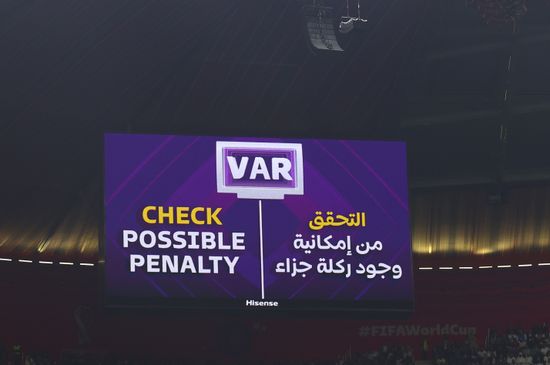 Big Screen Shows Var Penalty Check Editorial Stock Photo - Stock Image ...