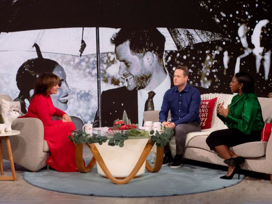 Lorraine Kelly Russell Myers Genelle Aldred Editorial Stock Photo ...