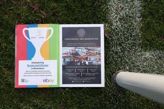 Ebay Advert Inside Matchday Programme Editorial Stock Photo - Stock ...