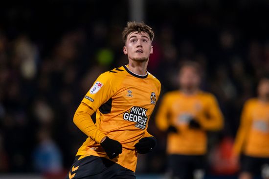 Cambridge Uniteds Jack Lankester During Efl Editorial Stock Photo ...