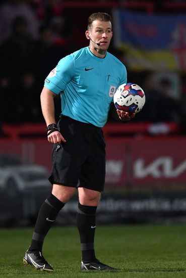 Referee Anthony Backhouse Editorial Stock Photo - Stock Image ...