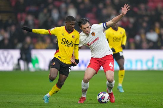 Yaser Asprilla Watford 18 Jacob Greaves Editorial Stock Photo - Stock ...