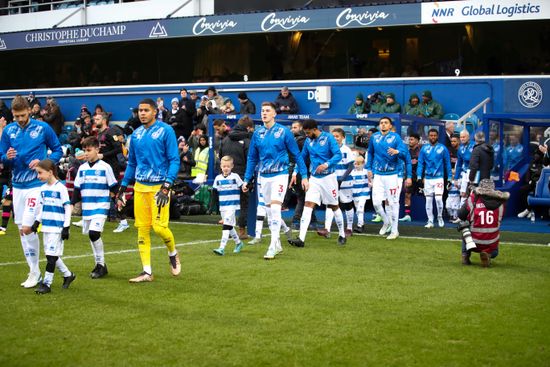 Sam Field Qpr Leads Out Team Editorial Stock Photo - Stock Image ...