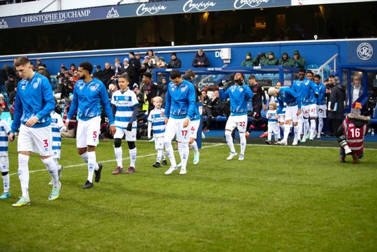 Sam Field Qpr Leads Out Team Editorial Stock Photo - Stock Image ...