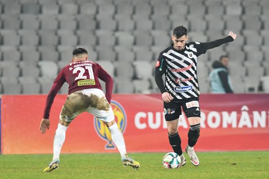 Adrian Balan Action During Cupa Romaniei Editorial Stock Photo - Stock ...