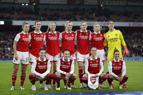 Arsenal Team Photo Pre Game During Editorial Stock Photo - Stock Image ...