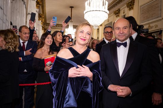 Giorgia Meloni Dominique Meyer Editorial Stock Photo - Stock Image ...