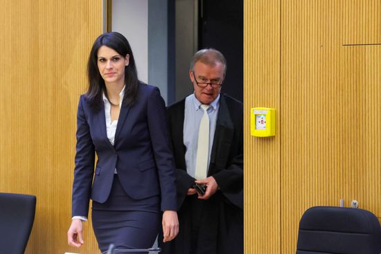 Lawyer Mariatheresa Herzog Dr Norbert Stegemann Editorial Stock Photo ...