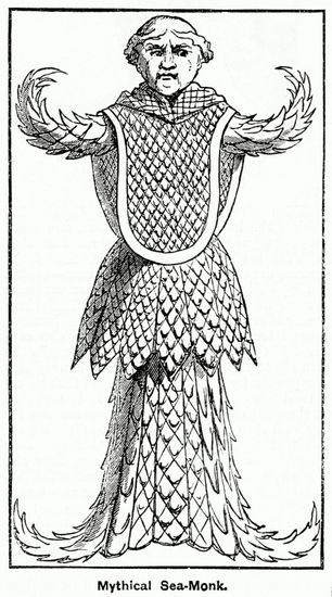 Seamonk Marine Monster Which Looks Vaguely Editorial Stock Photo ...