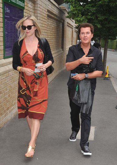 Simon Fuller His Wife Natalie Swanston Editorial Stock Photo - Stock ...