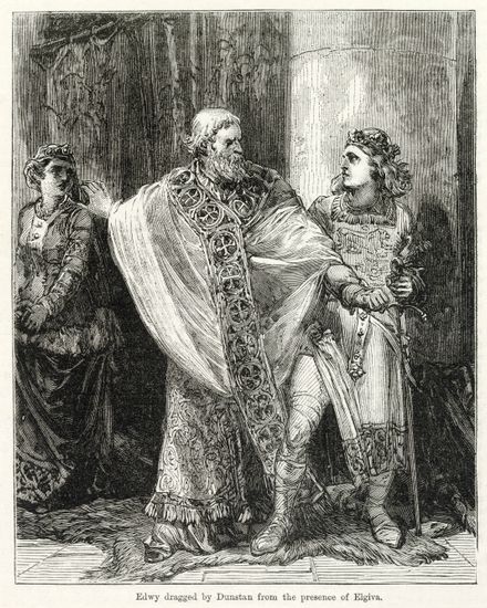 Edwy Eadwig King England His Wife Editorial Stock Photo - Stock Image ...