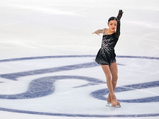 Minsol Kwon During Isu Grand Prix Editorial Stock Photo - Stock Image ...