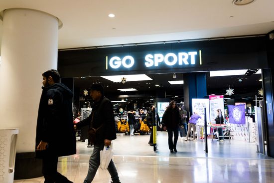 Go Sport Store La Defense Paris Editorial Stock Photo - Stock Image ...
