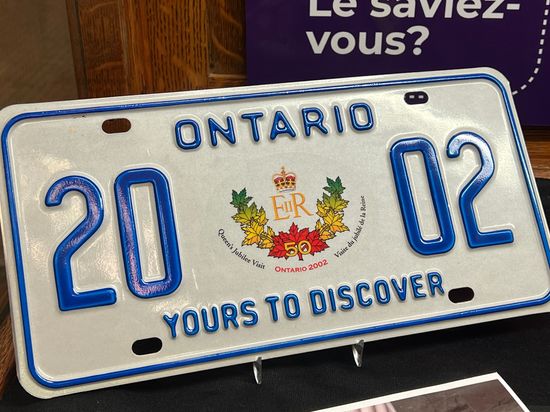 Commemorative Vehicle Number Plate Displayed Queen Editorial Stock ...
