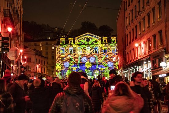 Lyons Festival Lights 2022 St Pauls Editorial Stock Photo - Stock Image | Shutterstock
