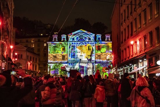 Lyons Festival Lights 2022 St Pauls Editorial Stock Photo - Stock Image | Shutterstock