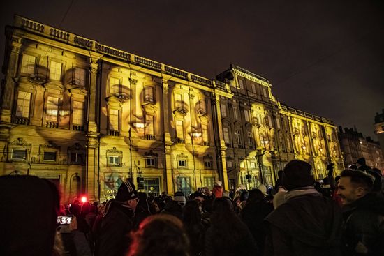 Lyons Festival Lights 2022 Place Des Editorial Stock Photo - Stock Image | Shutterstock
