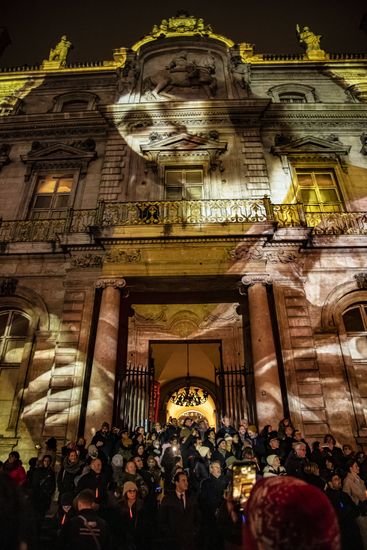 Lyons Festival Lights 2022 Place Des Editorial Stock Photo - Stock Image | Shutterstock