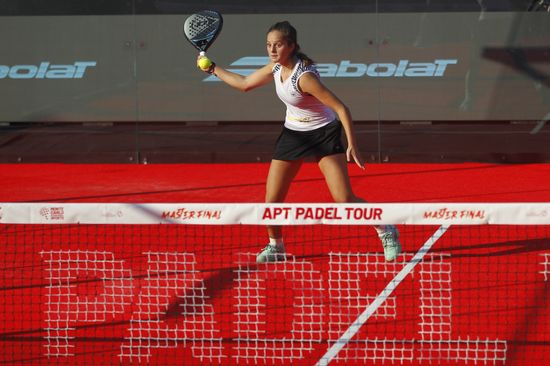 Spanish Paddle Player Marta Borrero Action Editorial Stock Photo ...