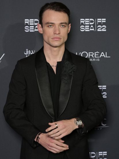 Scottish Actor Singer Thomas Doherty Poses Editorial Stock Photo ...